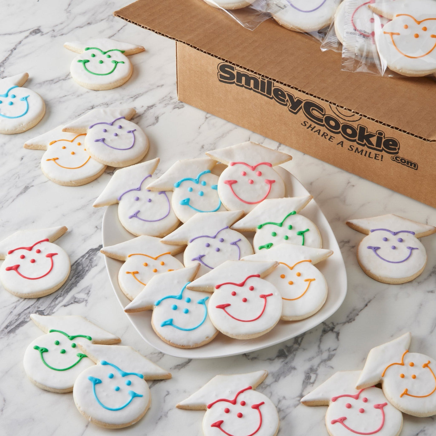 Individually Wrapped Graduation Cookies | SmileyCookie.com