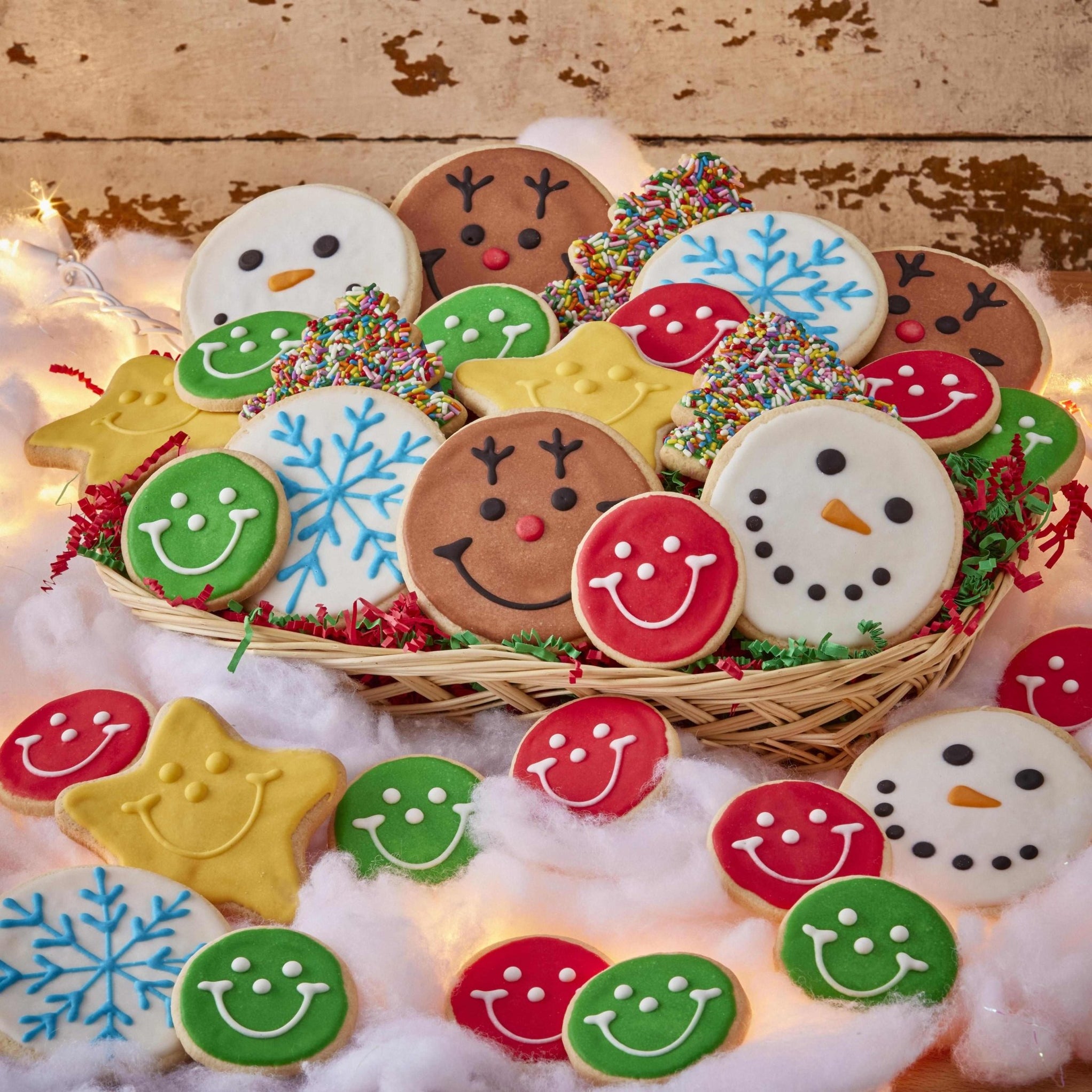 Winter Wonderland Cookie Gift Basket — SmileyCookie.com